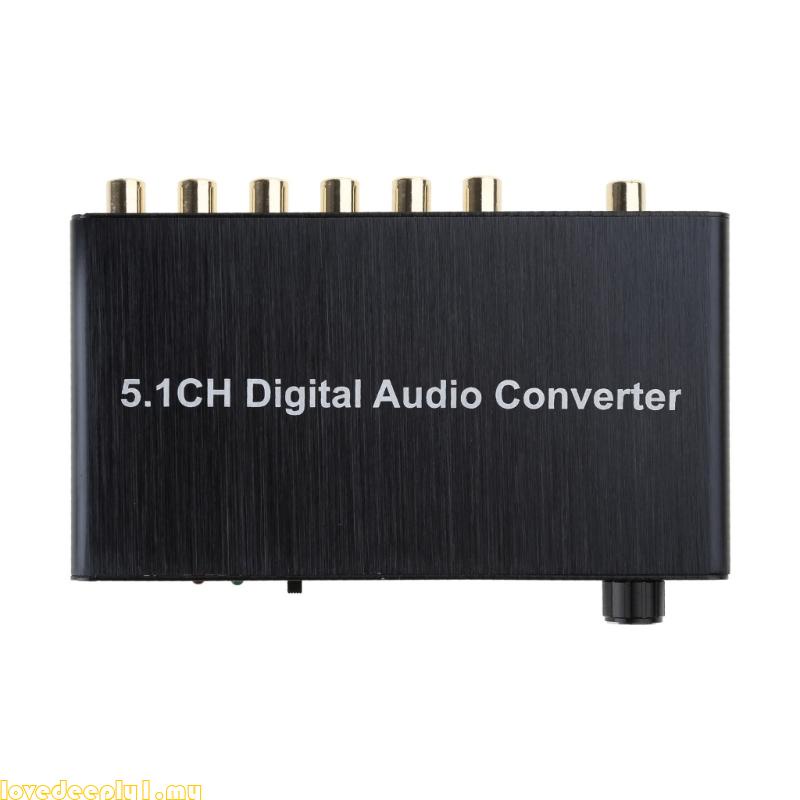 Love 5 1CH Decoder DC5V Adapter Coaxial and SPDIF Optical Input Performance RTOS Operating ...