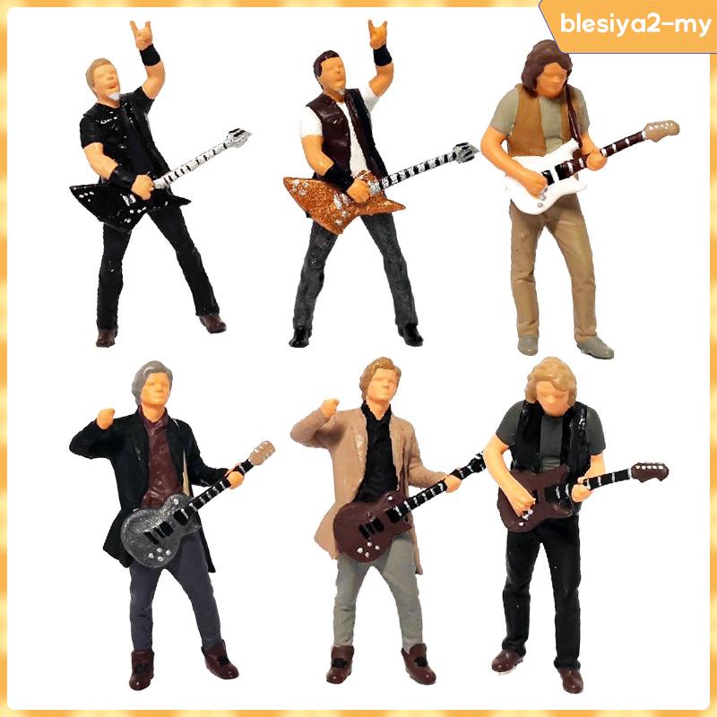 [BlesiyaedMY] Hand Painted 1:64 Rock Music Singer Figure Dioramas ...