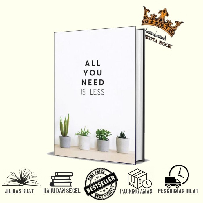 Book All You Need is Less by Vicki Vrint (english) | Shopee Malaysia