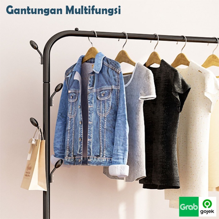 Single Big Stand Hanger Iron Clothes Drying Rack/ Hanging Clothes ...