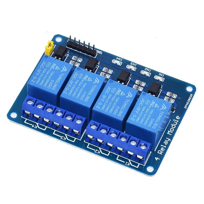 12V 4 Channel Relay Module with Optocoupler Relay Output 4 Way Relay ...