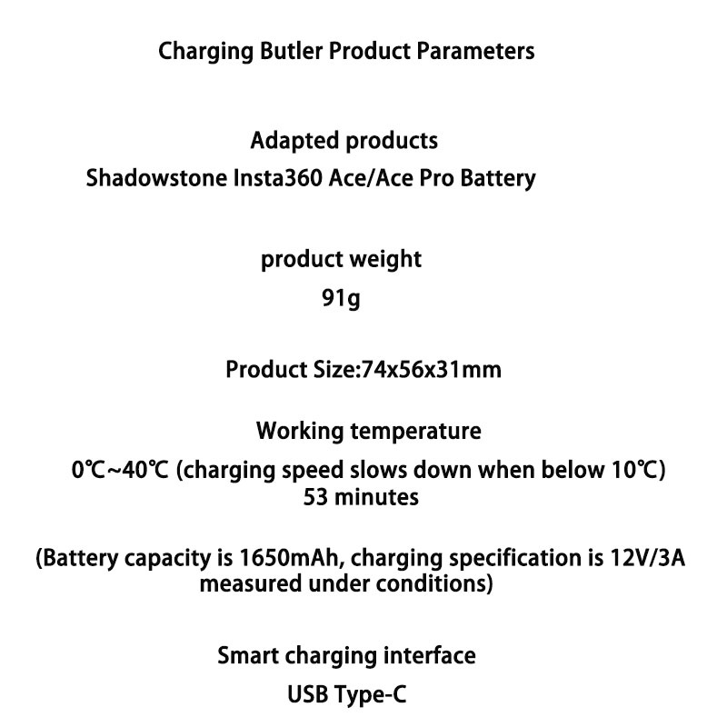 【Original new】 Insta360 Ace/Ace Pro/Ace Pro 2 battery (1800mAh) + three ...