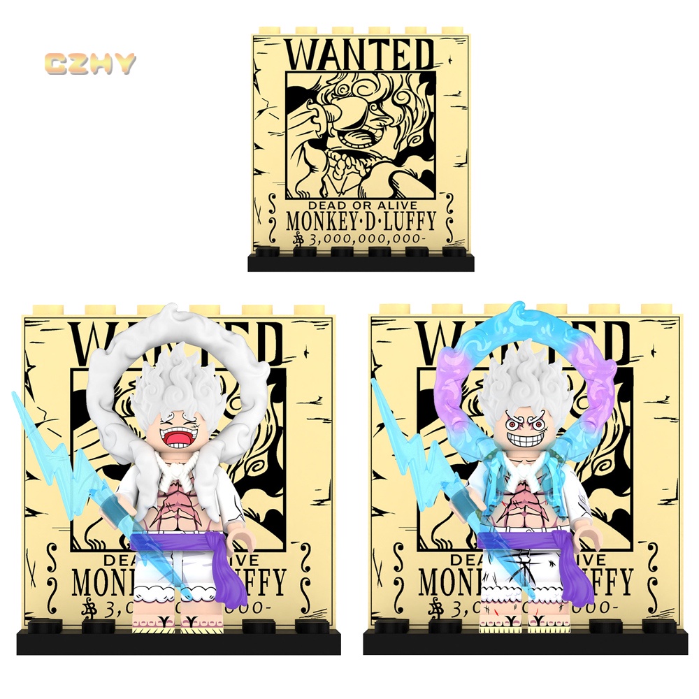 DY624 DY625 New Anime Nika Luffy Chopper Sanji Franky Mini Building ...