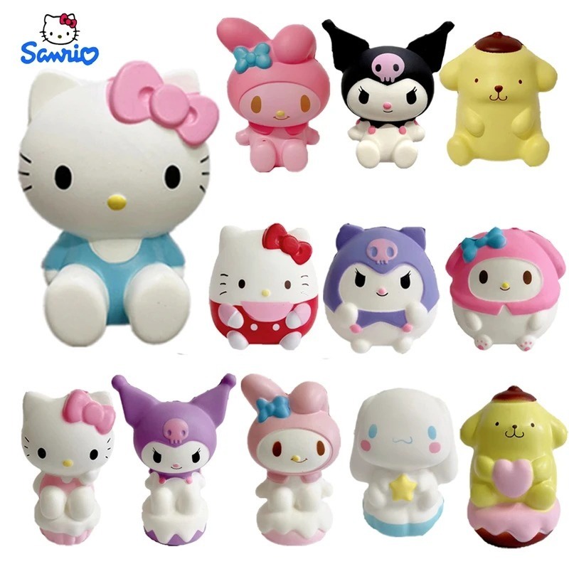 Hello Kitty Sanrio Squishy Kawaii Anime Kuromi Cinnamoroll Slow Rising ...