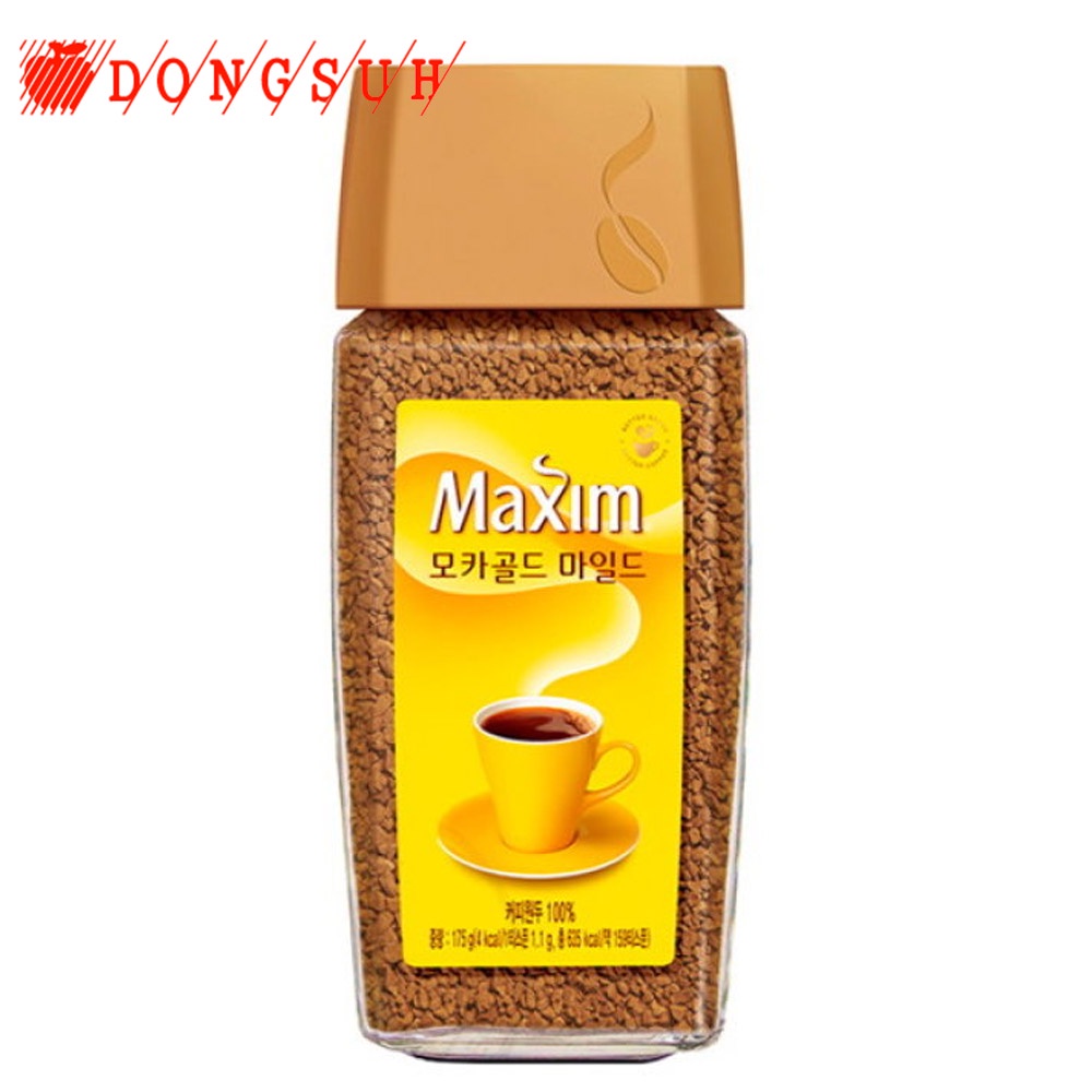 Dongsuh Maxim Mocha Gold Mild 170g Bottle Korean Powder Instant Coffee ...