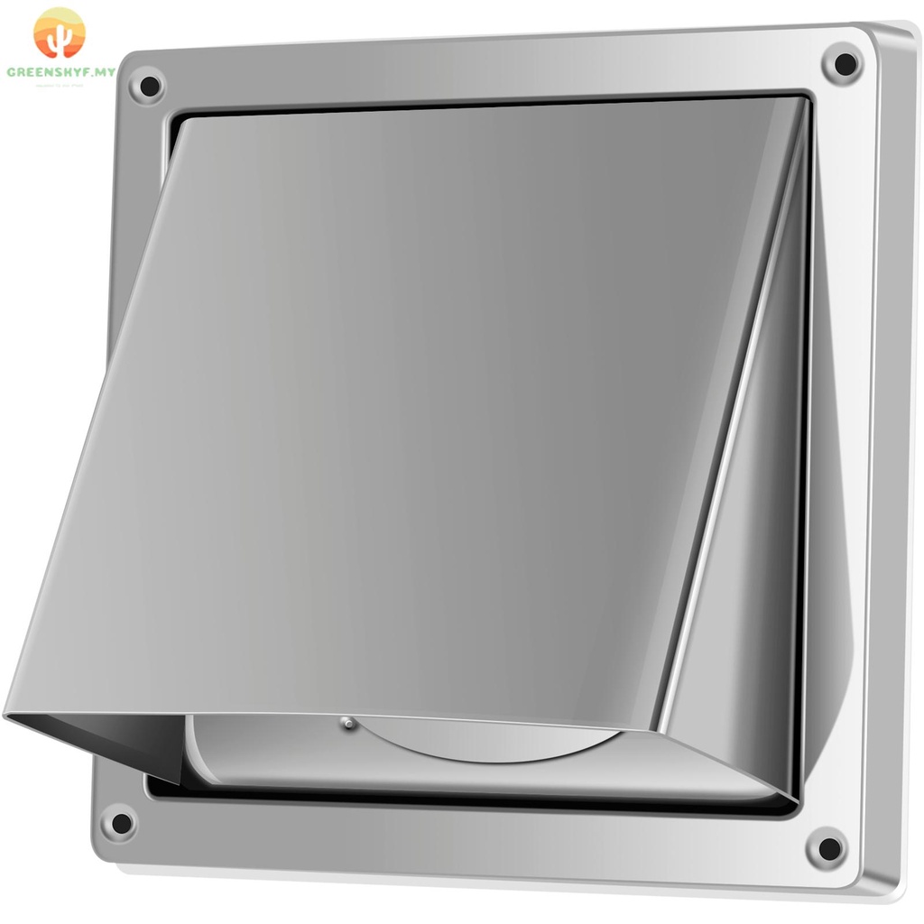 4 Inch Dryer Vent Cover 304 Stainless Steel Wall Exhaust Covers with 4 ...