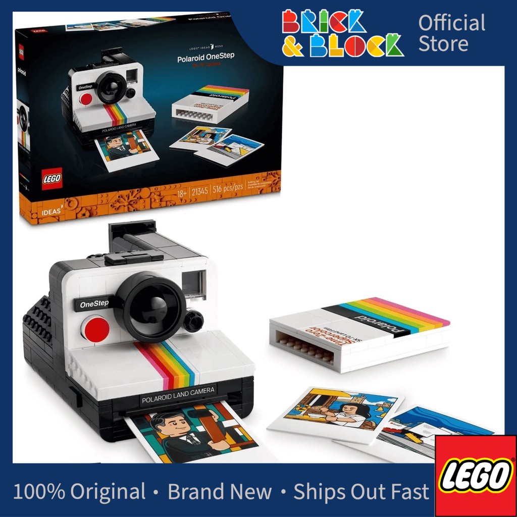 LEGO 21345 Polaroid OneStep SX-70 Camera | LEGO IDEAS | Shopee Malaysia