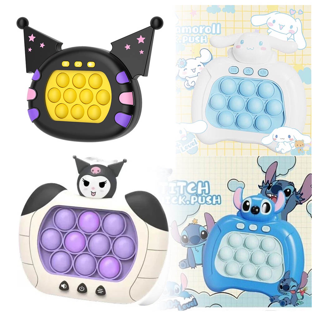 Sanrio Series Quick Push Pop Game It Fidget Toys Kids Adults Whack-A ...
