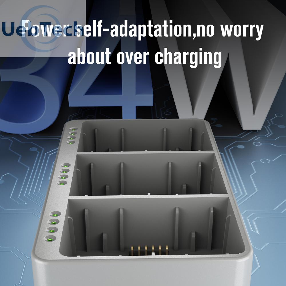 [uebtech.my] 3 Solts Battery Charger 3 in 1 USB Fast Charging Hub Dock ...