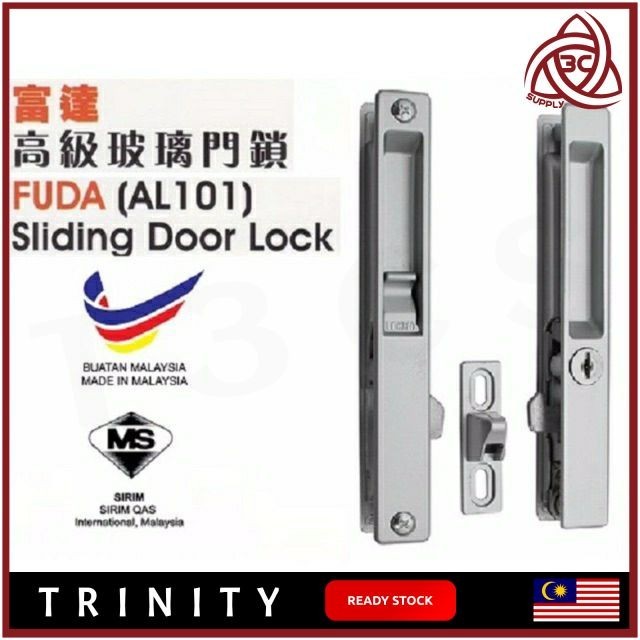 FUDA AL101 FUDA ORI Original Glass Door Pintu Kaca GLASS SLIDING DOOR ...