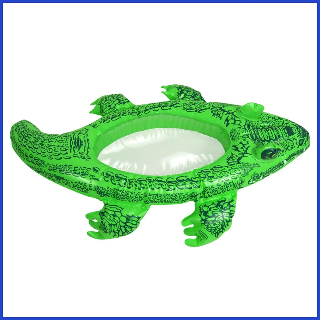 Pool Floating Raft Crocodile Shaped Water Inflatable Mat For Kids ...