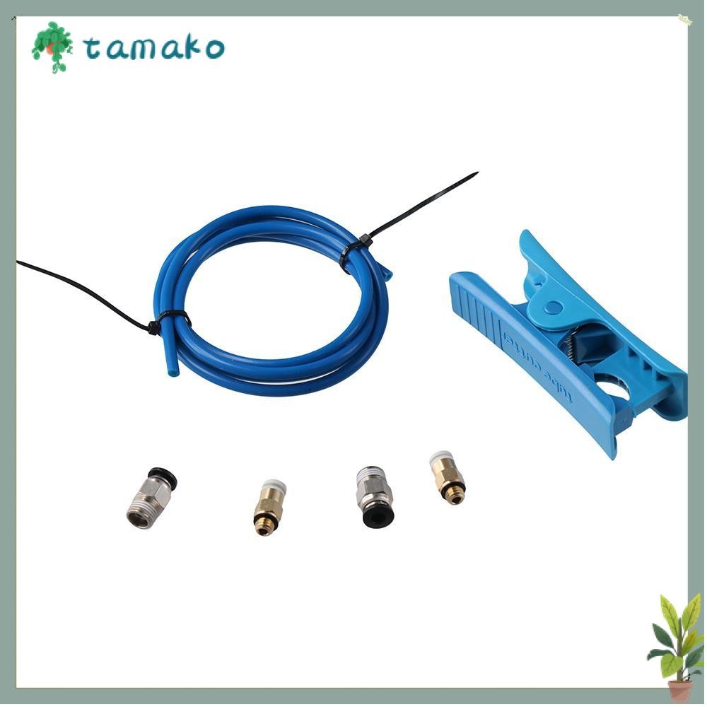 TAMAKO Bowden Tubing, Blue 1M PTFE Tube, Printer Kit With 2X PC4-M6 ...