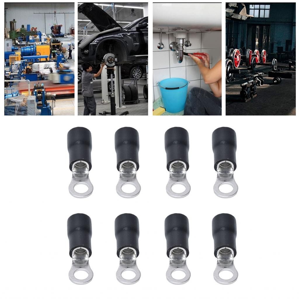 Haapeury Wire Connector Ring Terminal RV3.5-4 Copper PVC for Equipment | Shopee Malaysia