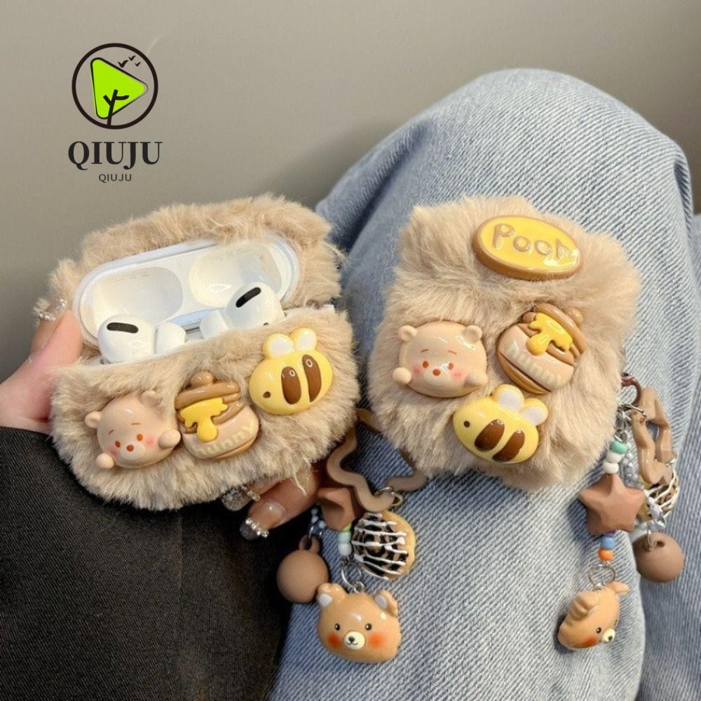 QIUJUU Butter Bear Earphone , Anti-Fall Shockproof Earbuds Accessories ...