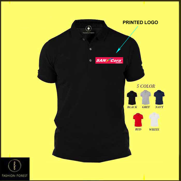 Microfiber Quick dry Jersi Jersey Dry Fit Polo T Shirt LOGO PRINTED ...