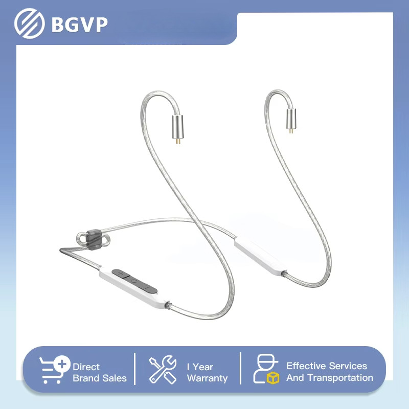 BGVP M4 Neck-Mounted Bluetooth5.4 Earphone Cable MMCX/0.78 With Mic Compatible Full Format ...