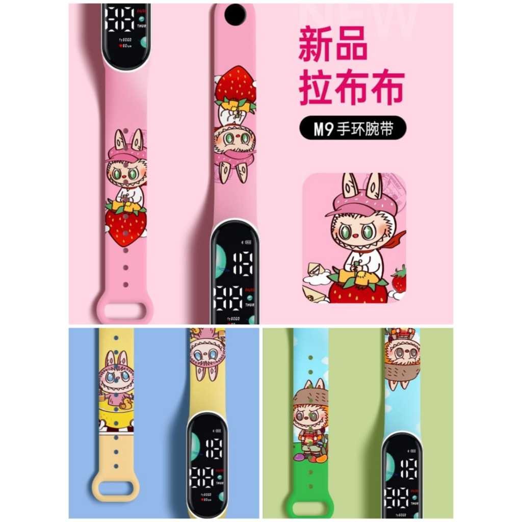 Labubu LED Digital Watch Cute Cartoon Colorful Kid Watch For Children ...