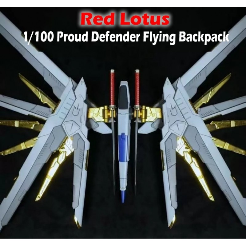 Red Lotus 1/100 Proud Defender Flying Backpack Mighty Freedom ...