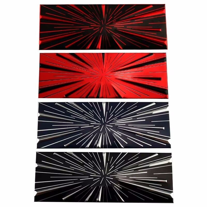 For Tesla Model 3 Ludicrous time tunnel logo Rear trunk emblem for ...