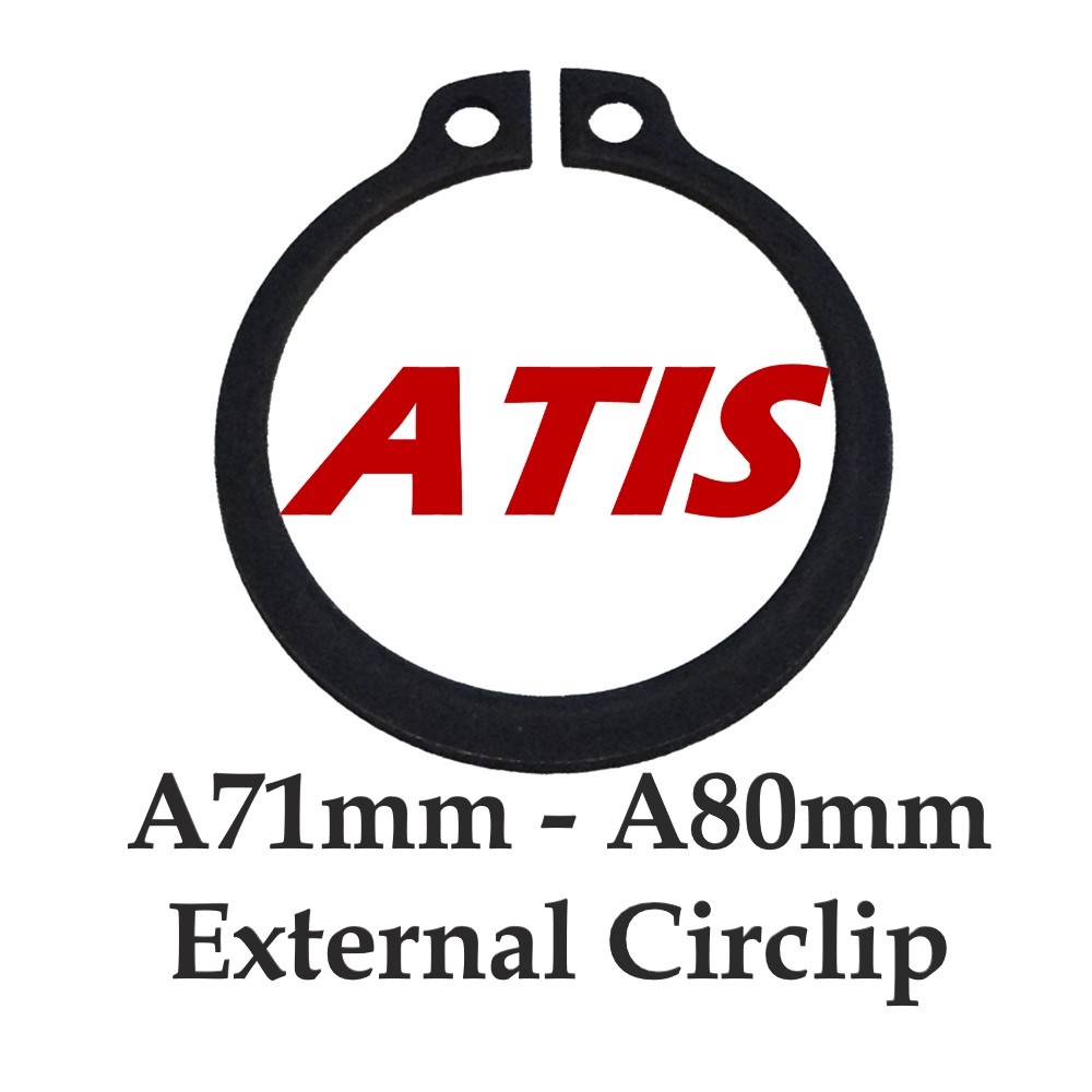 External Circlip Type ( A72mm - A80mm ) A72 A73 A75 A77 A78 A80 Carbon ...