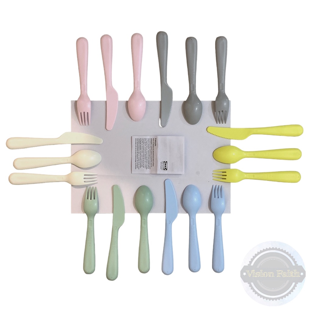 KALAS Plastic Cutlery Set Of 3 (Fork, Knife, Spoon) | Shopee Malaysia