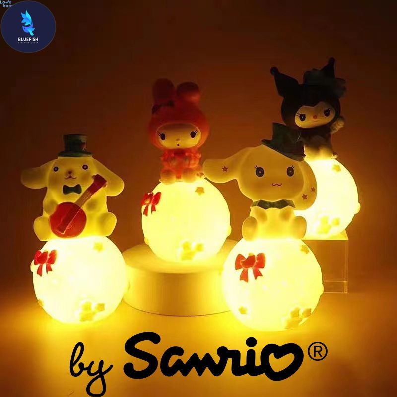 BF Cartoon Table Lamp Bedside Night Light Moon Cake Decoration Kids ...
