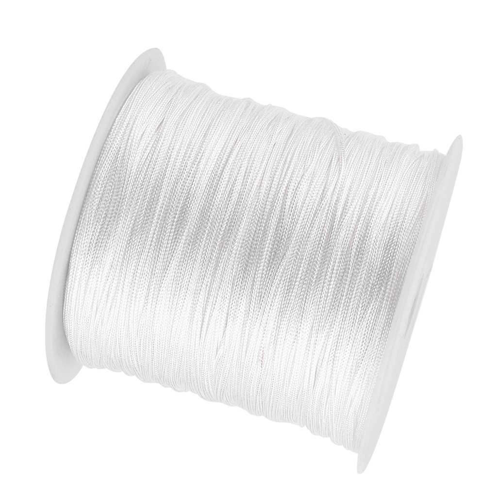 [WON]100M X 0.8mm Nylon Chinese Knot Cord Rattail Macrame Shamballa ...