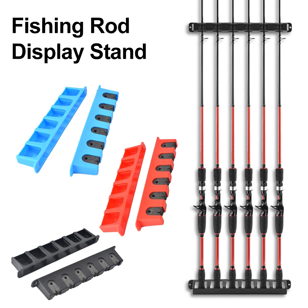 Fishing Rod Holders Vertical Rod Rack Fishing Pole Holders for Garage ...