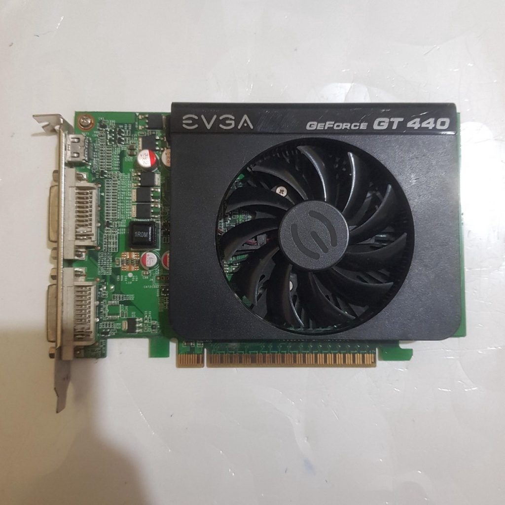 Evga GeForce GT 440 GT440 1GB GDDR3 128 Bit Minus Not Show | Shopee ...