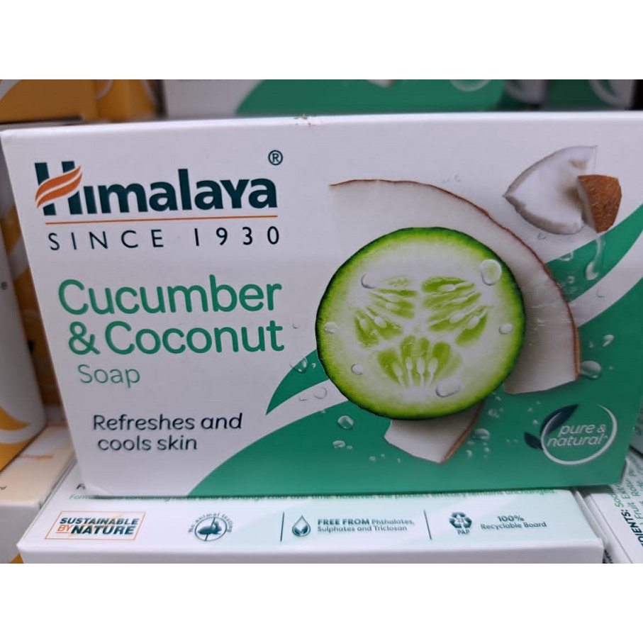 HIMALAYA Cucumber & Coconut Soap 125gm | Shopee Malaysia