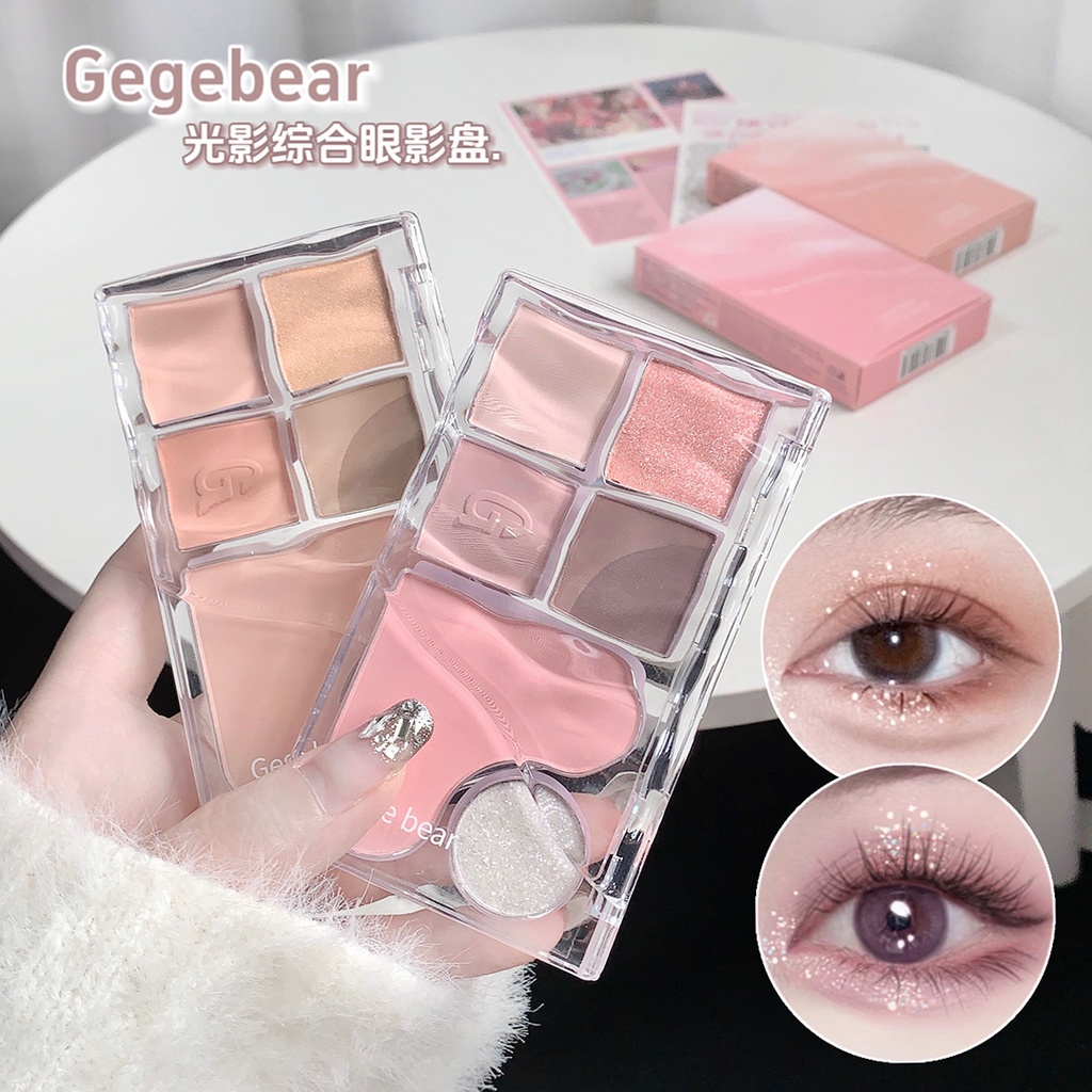 Gege Bear Gege Bear Light and Shadow Comprehensive Eye Shadow Palette ...