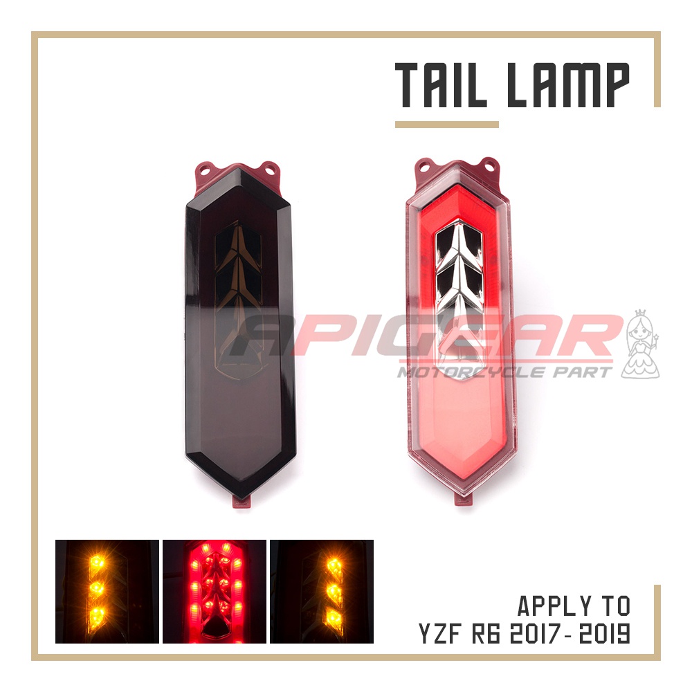 Promotion Suitable for Yamaha R1M R6 15-19 Years Modified LED Rear Tail ...