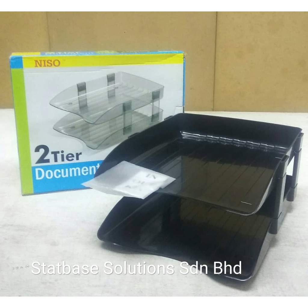 Document Tray - 2 Tier (Niso 8220) | Shopee Malaysia