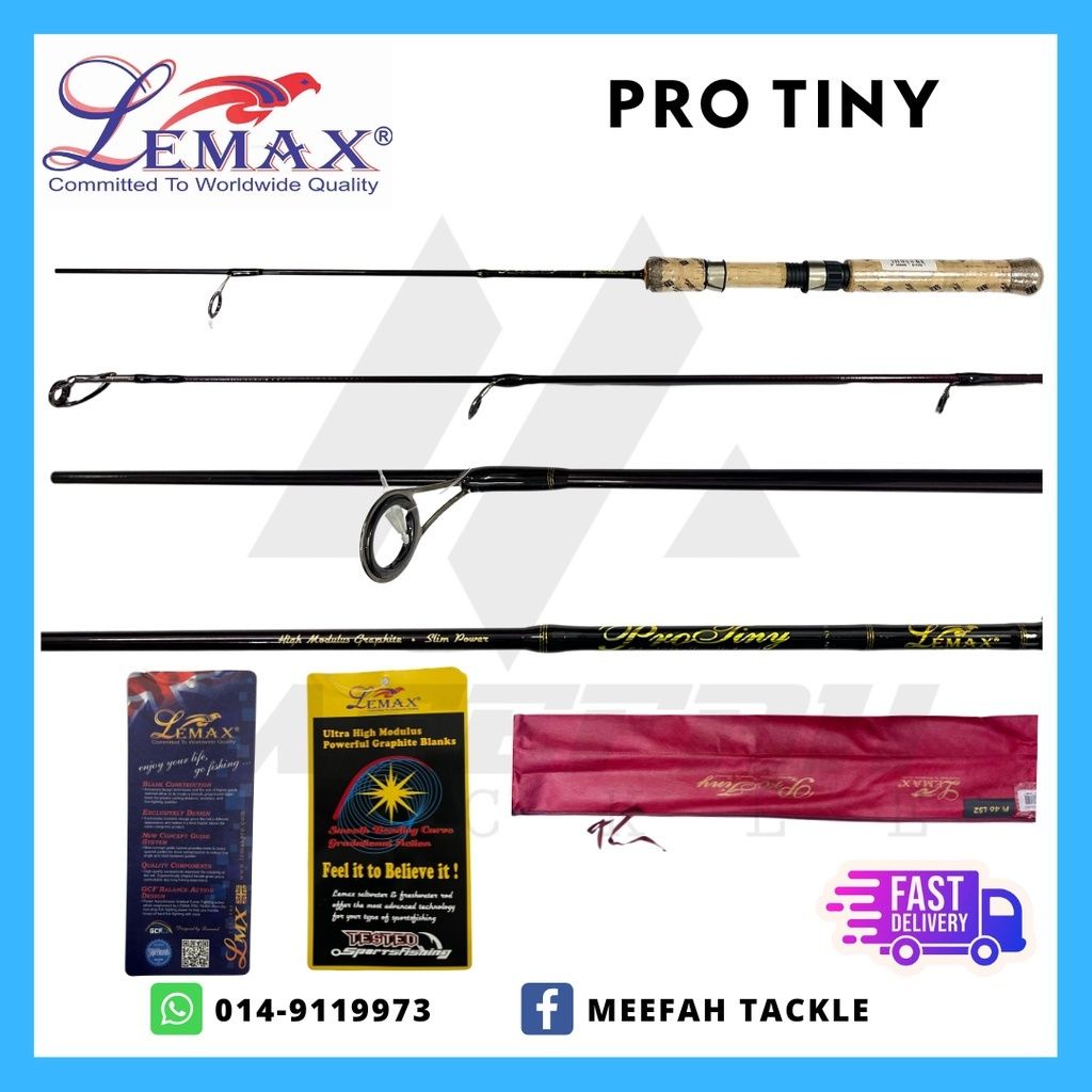 LEMAX - PRO TINY - Spinning Fishing Rod Pancing | Shopee Malaysia