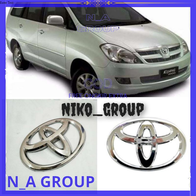 Toyota Logo Emblem Front Innova Old 2004-2007 | Shopee Malaysia