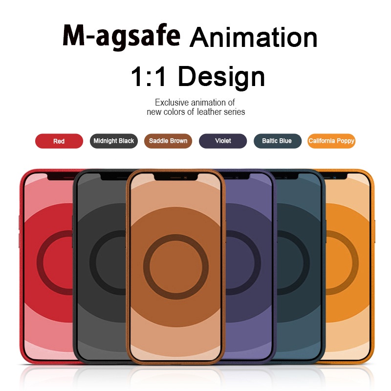 Luxury Leather Magnetic Case for iPhone 12 Pro Max Case Casing for ...