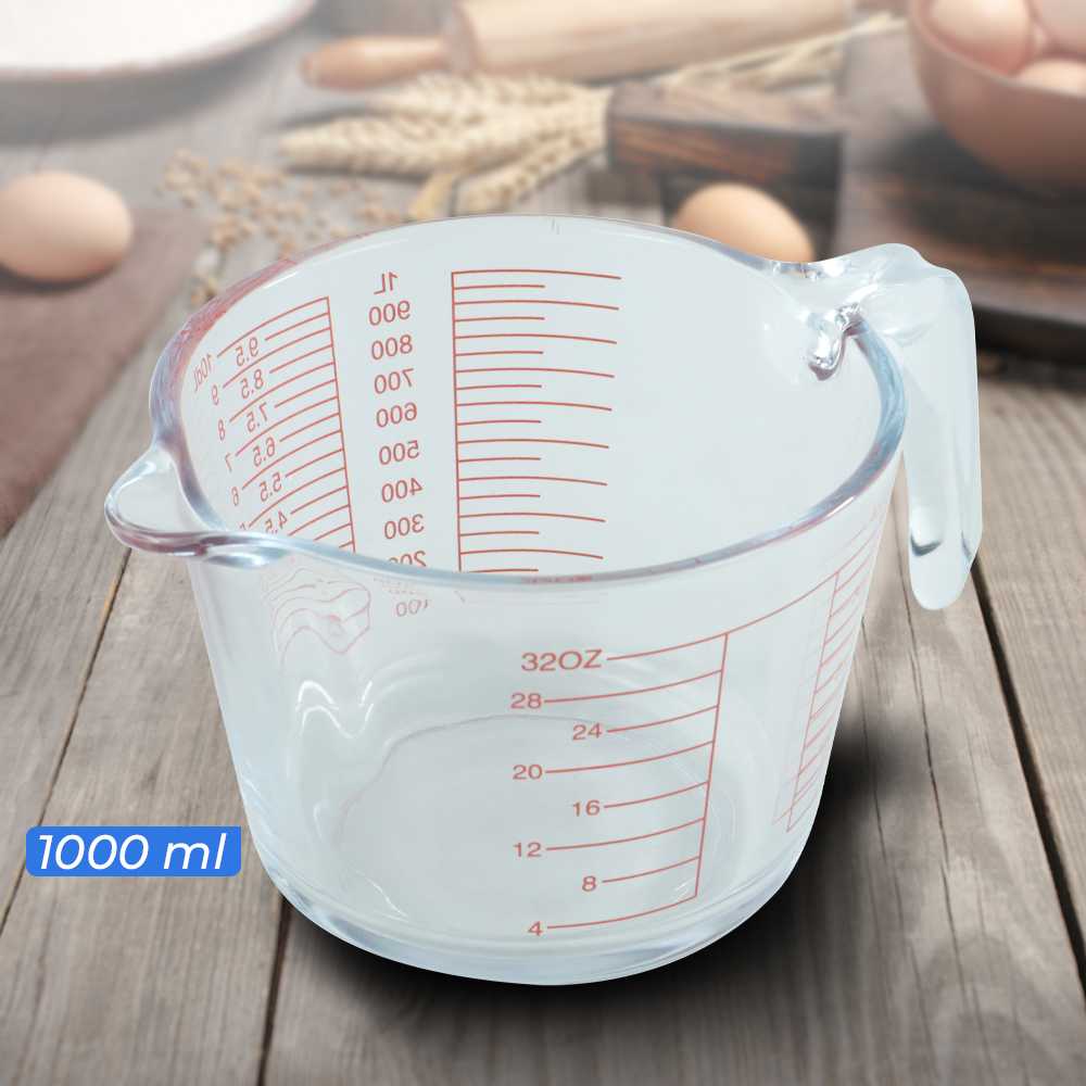 Microwave Heating Glass Measuring Cup ML OZ Cup - GG-18 | Shopee Malaysia