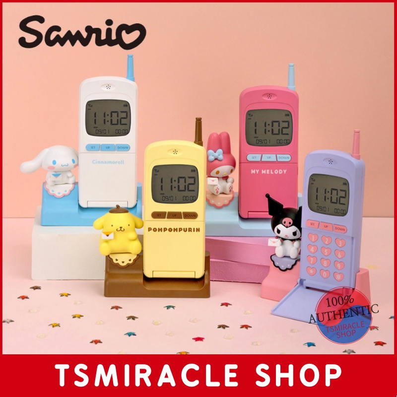 Royche Sanrio Retro Desk Clock LED Digital Alarm Clock(My melody,Kuromi ...