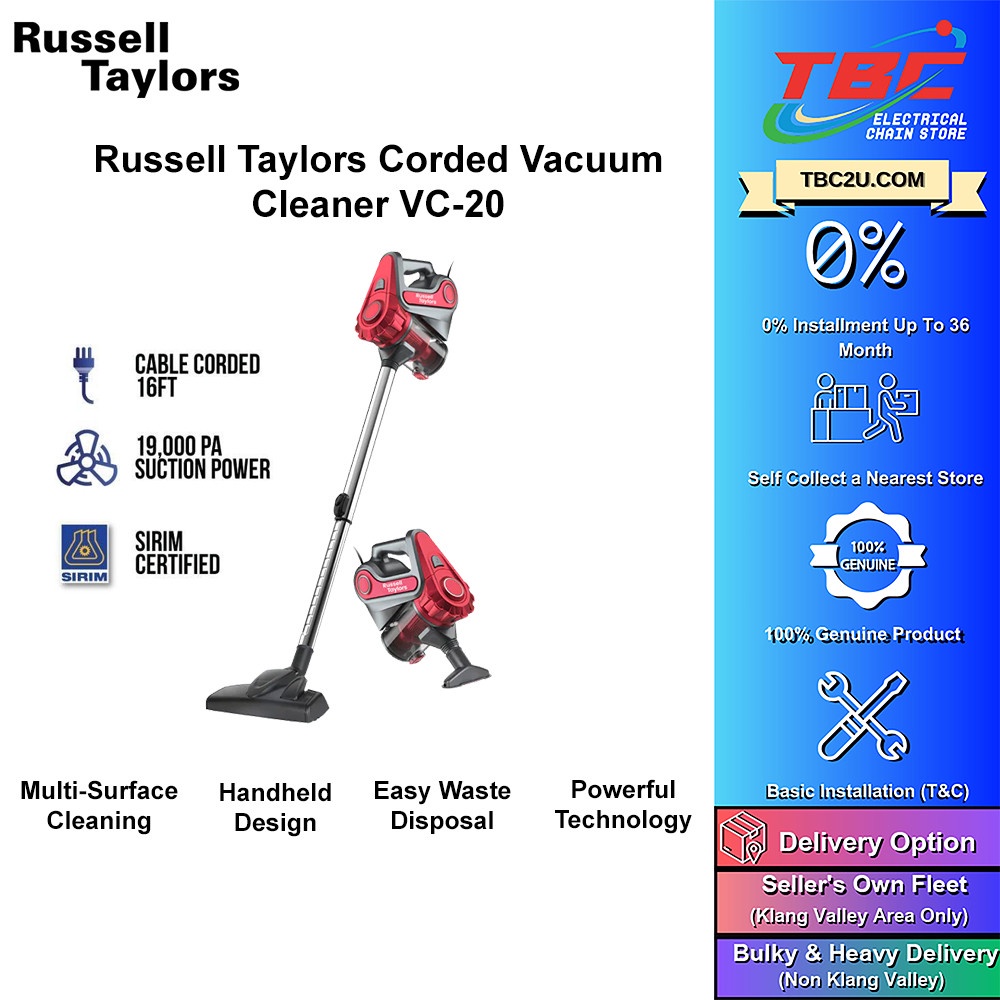 Russell Taylors VC-20 Handheld Cyclone Vacuum Cleaner | Shopee Malaysia