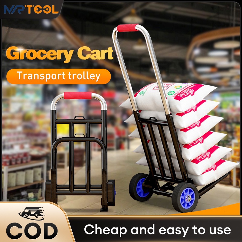 300KG Retractable Trolley Portable Foldable Troli Lipat Range ...