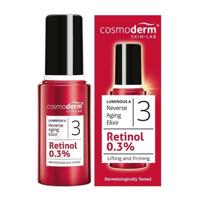 Cosmoderm Reverse Aging Elixir Retinol 0.3% ( 15ml ) | Shopee Malaysia