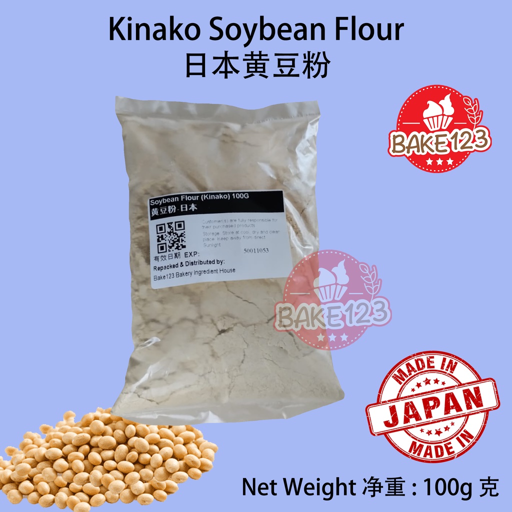 Kinako Soybean Flour 100g / Tepung Soya /Roasted Soy Bean Powder 日本进口 ...