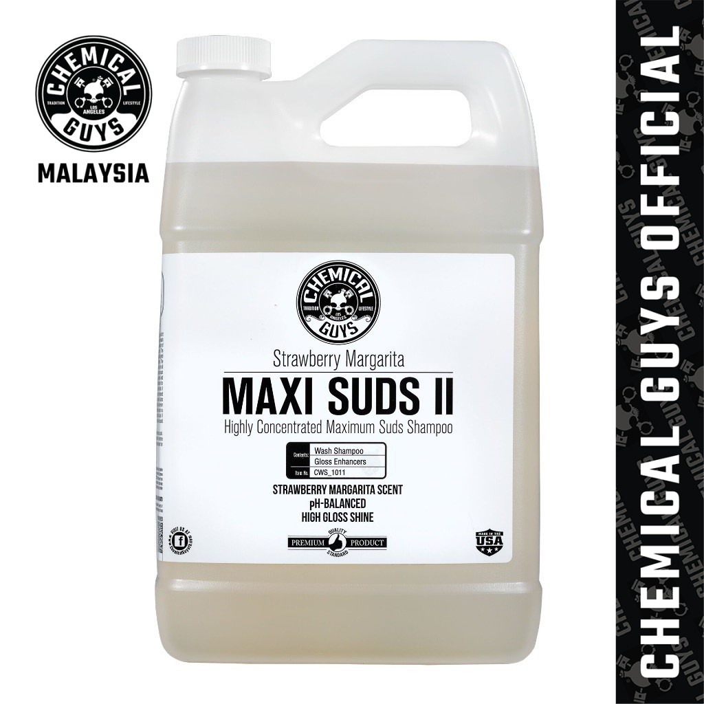Chemical Guys Maxi Suds II Strawberry Margarita Super Suds Car Wash ...