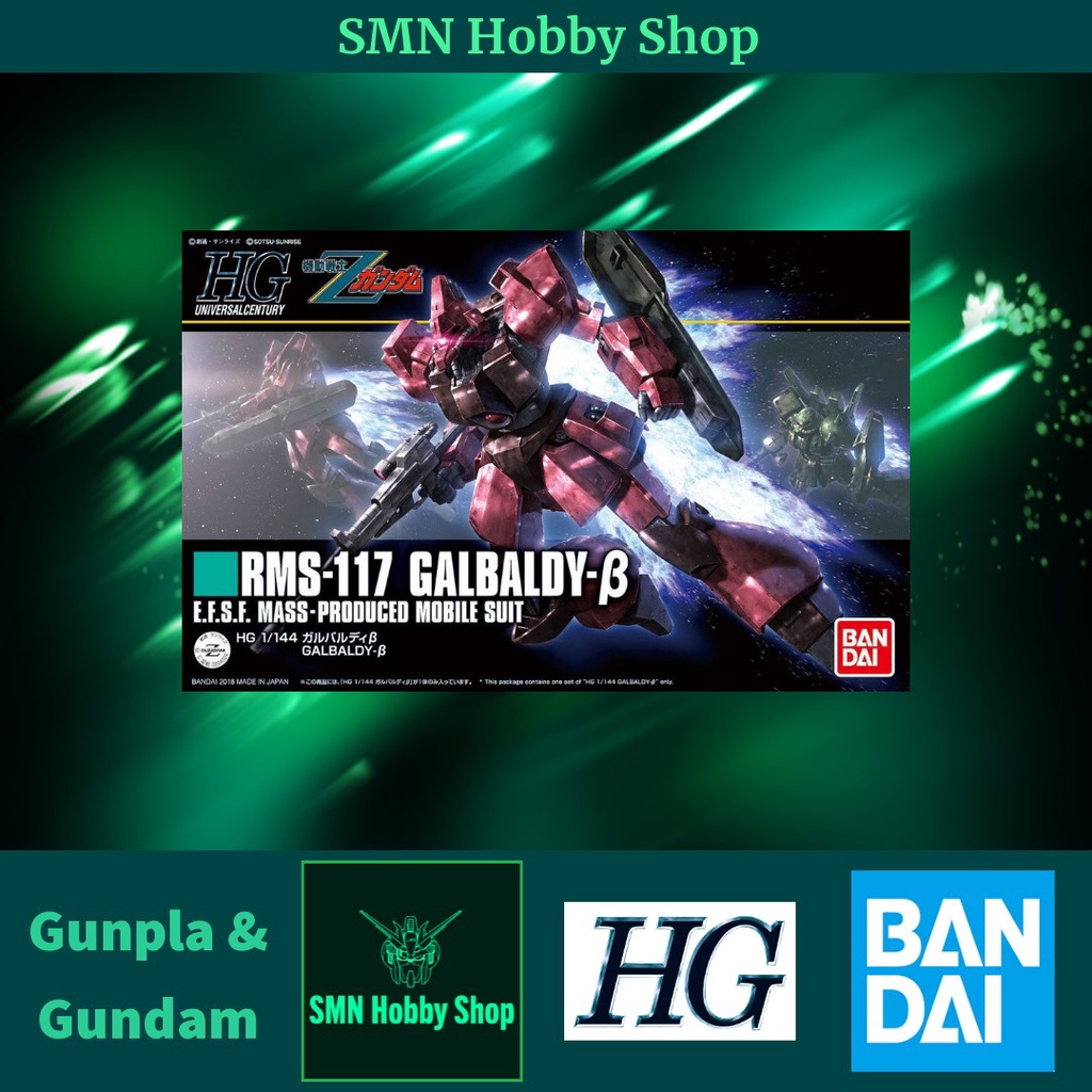 HG 1/144 RMS-17 Galbaldy-B Beta 212 Gunpla Gundam Toys Plastic Model ...