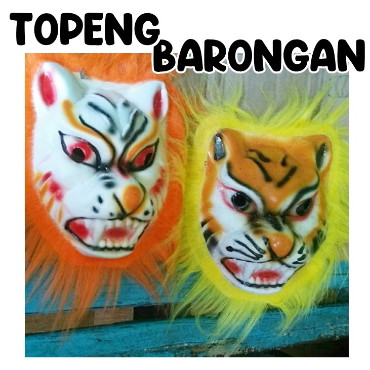 Tiger Barong Mask - Lion Barong - Children's Art Tools | Shopee Malaysia