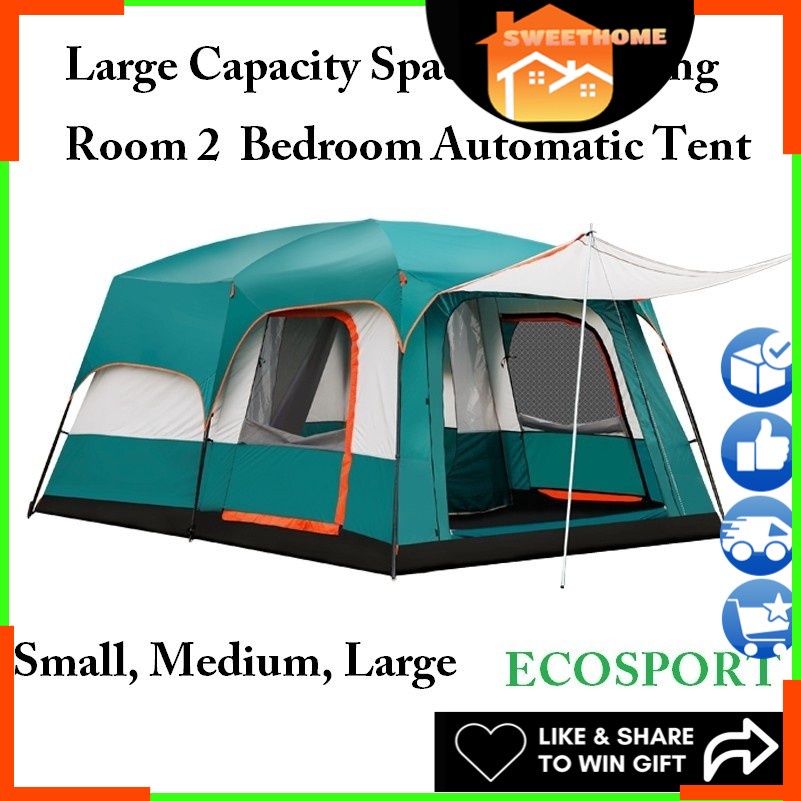 Khemah Besar Camel Giant Large Luxury Two Bedrooms Living Room Family ...