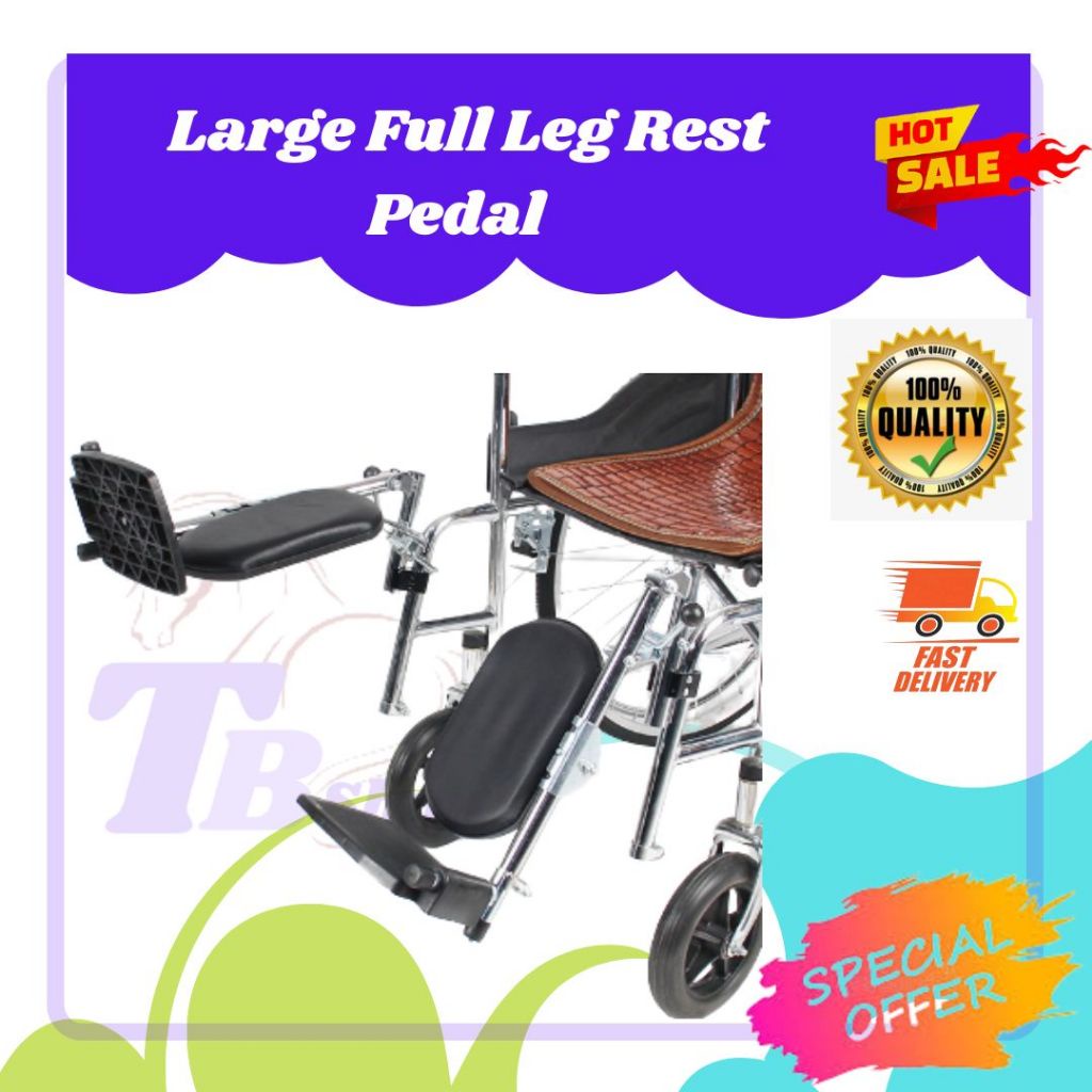 Alat Penyandar Kaki Untuk Kaki Patah Standard Wheelchair (leg rest ...