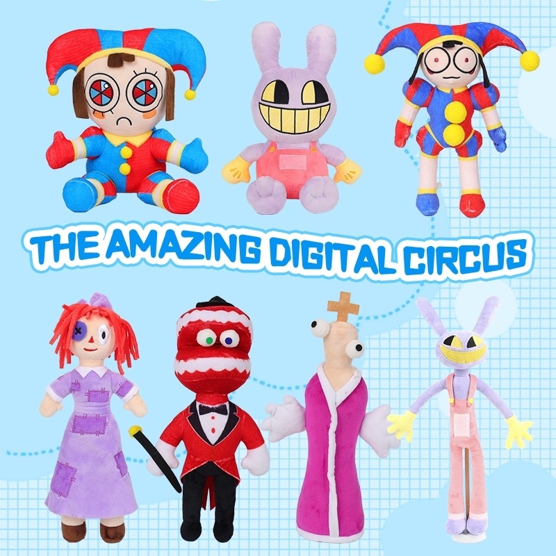 Plush Dolls Toy The Amazing Digital Circus Plush Clown Toy Anime ...