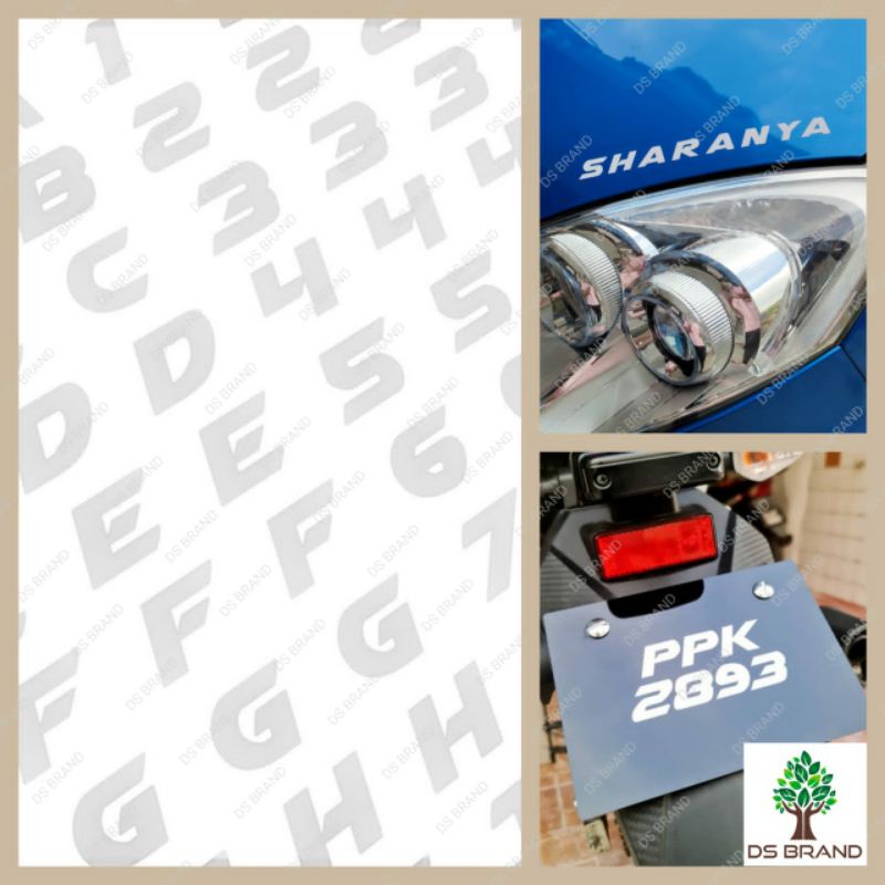 Motor Number Plate Sticker / Sticker Plate Motor | Shopee Malaysia