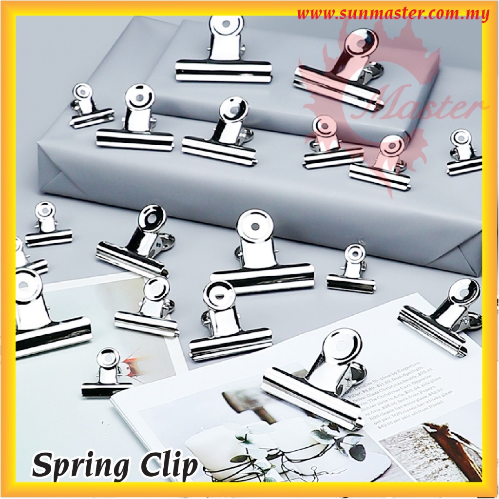 Round Spring Clip 22mm 31mm 38mm 52mm 64mm 76mm | Metal Clip | Bulldog ...